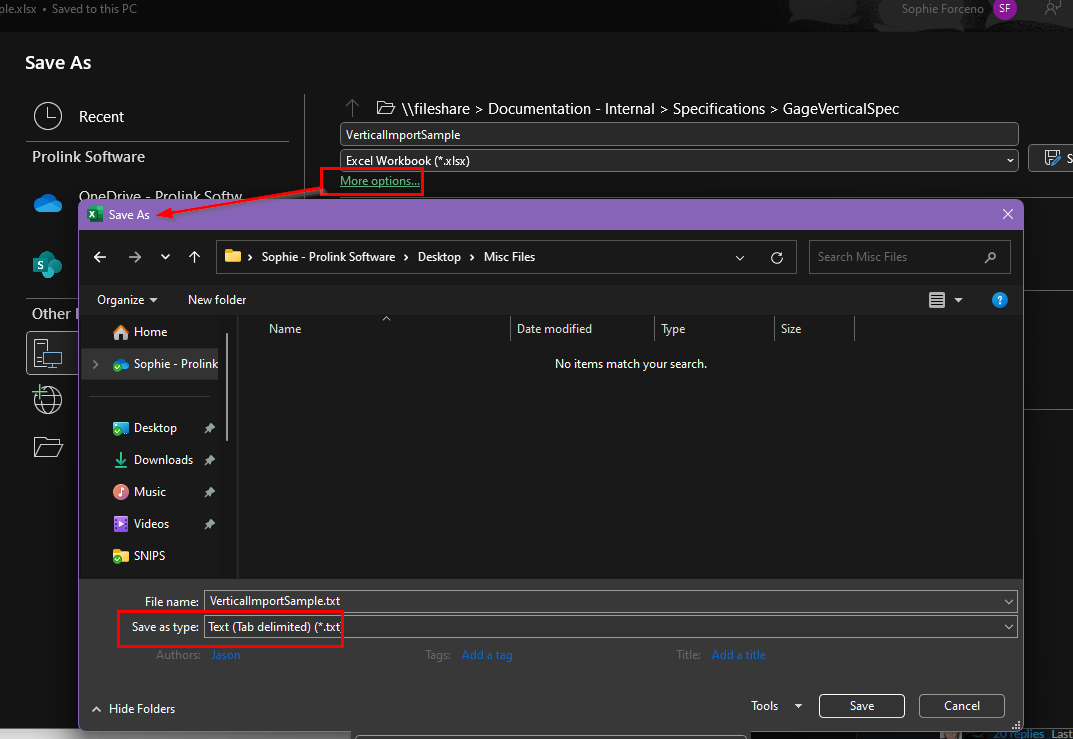 Prolink Software - Knowledge Base Article