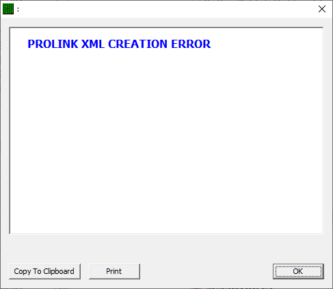 Prolink Software - Knowledge Base Article