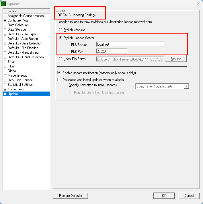 Prolink Software - Knowledge Base Article