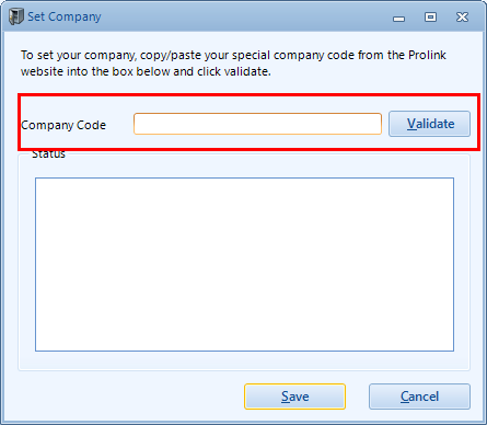 Prolink Software - Knowledge Base Article